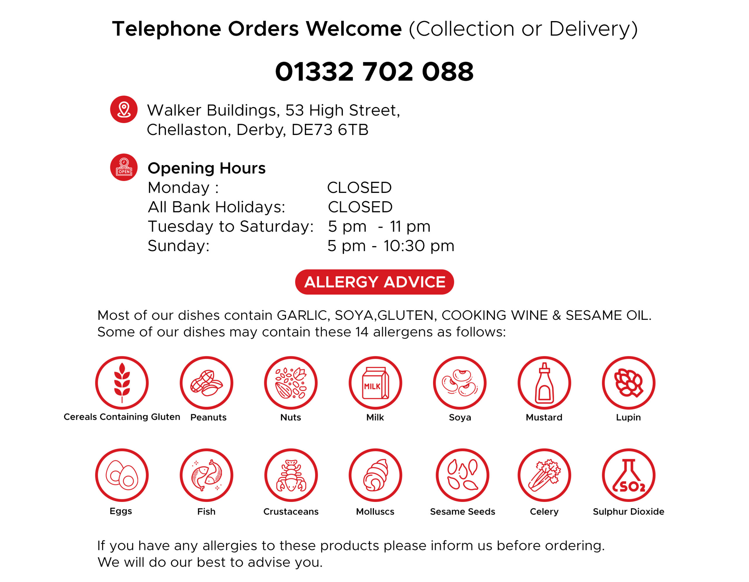 Contact us - China Garden Derby